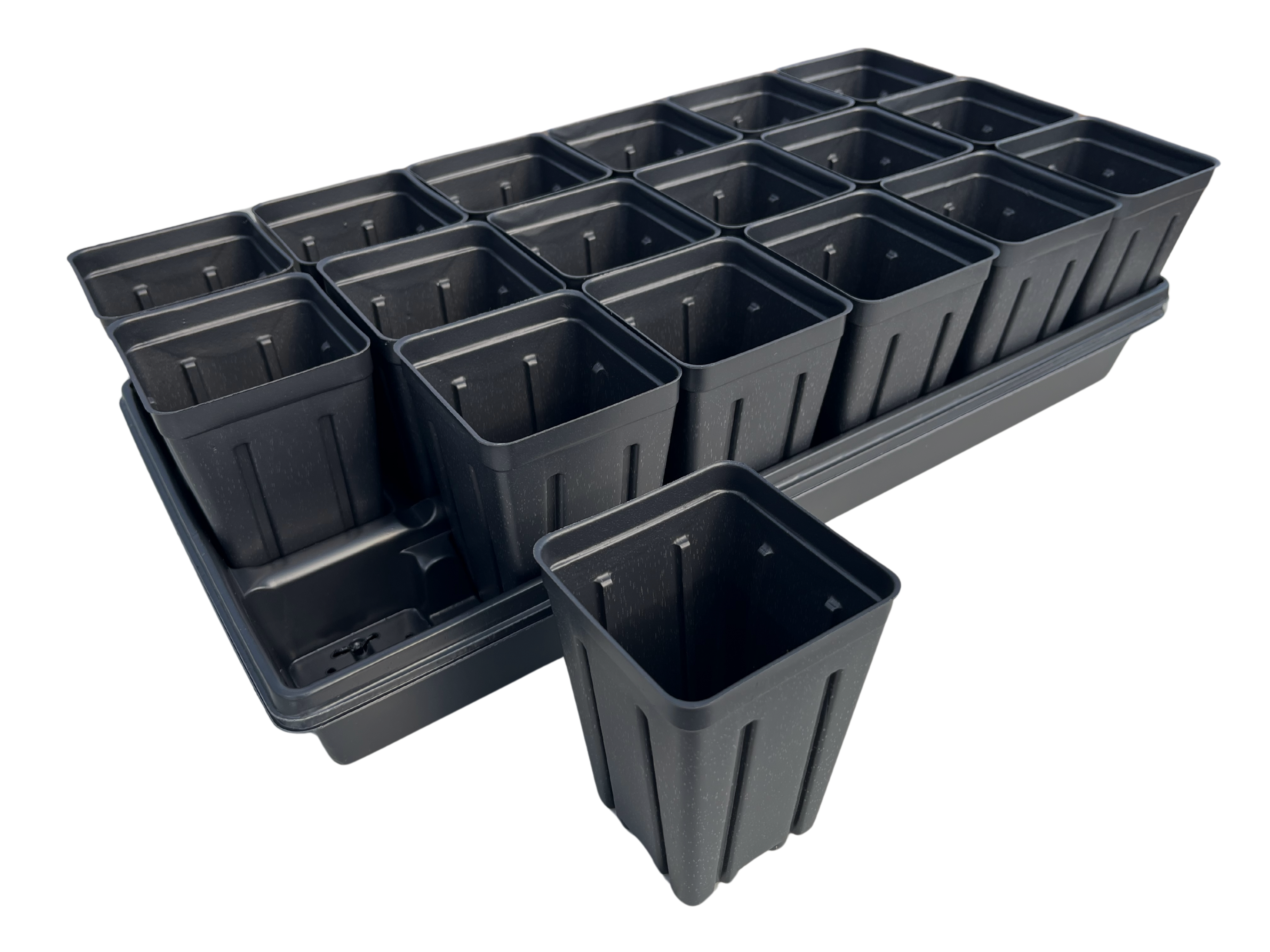 4" Deep Pot Set - 18 Pots – Life Root Farm